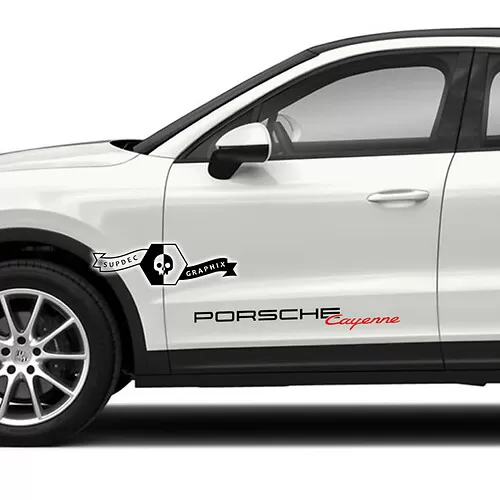 Porsche Cayenne S GTS Turbo Turbo Side Stripes Doors Rocker Panel ...
