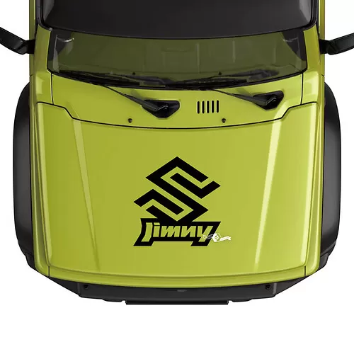 Gráficos adhesivos con el logotipo de Suzuki JIMNY Hood