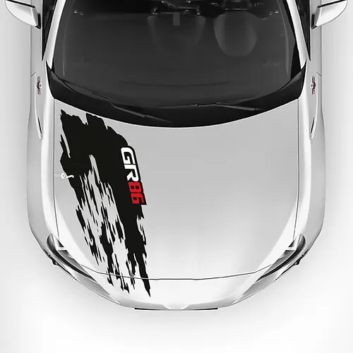 Toyota GR86 Hood Racing Splash Graphics Calcomanías Pegatinas